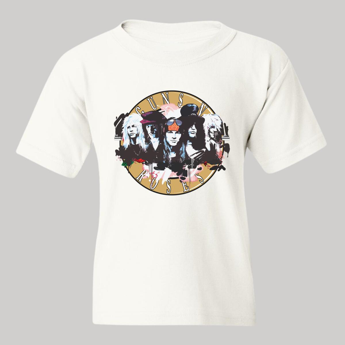 Playera Niño Niña Rock Guns N' Roses Logo Grupo 889 – Redberry