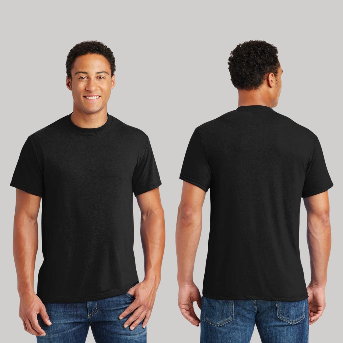 Playera Pro Dry Hombre Blue & White Poliéster – Redberry