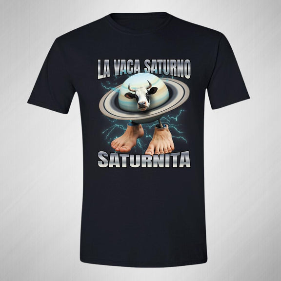 Playera Hombre Brainrot Vaca Saturno Saturnita 001270 – Redberry